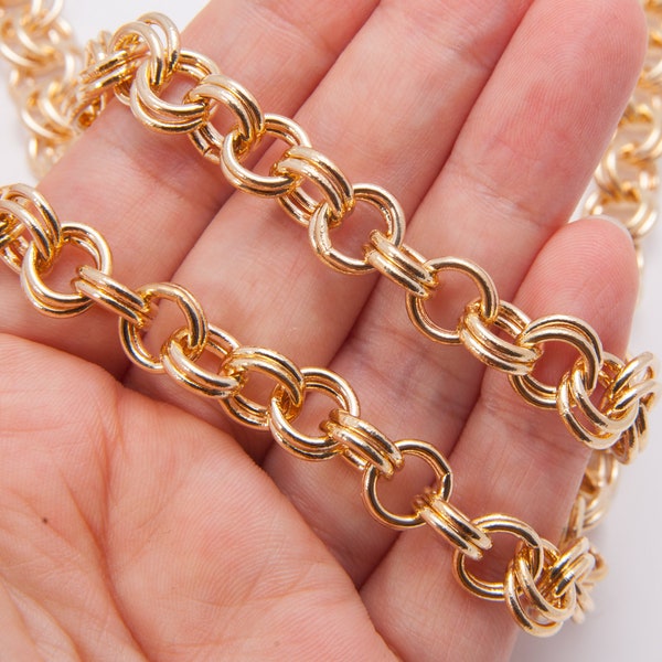 Double Link Chain - Etsy