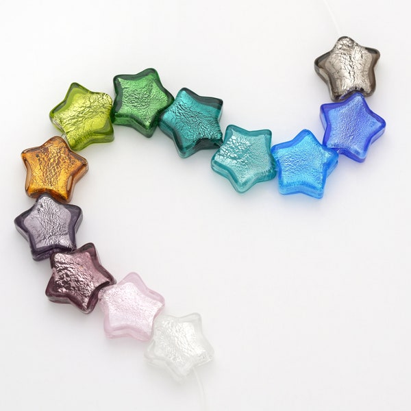 Glass Star Beads - Etsy