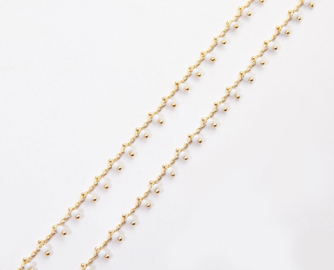 1 Meter - Beads Chain Jewelry Supplies, Craft Supplies, 1.8mm X 5.2mm ...