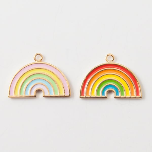 Rainbow Charm - Etsy