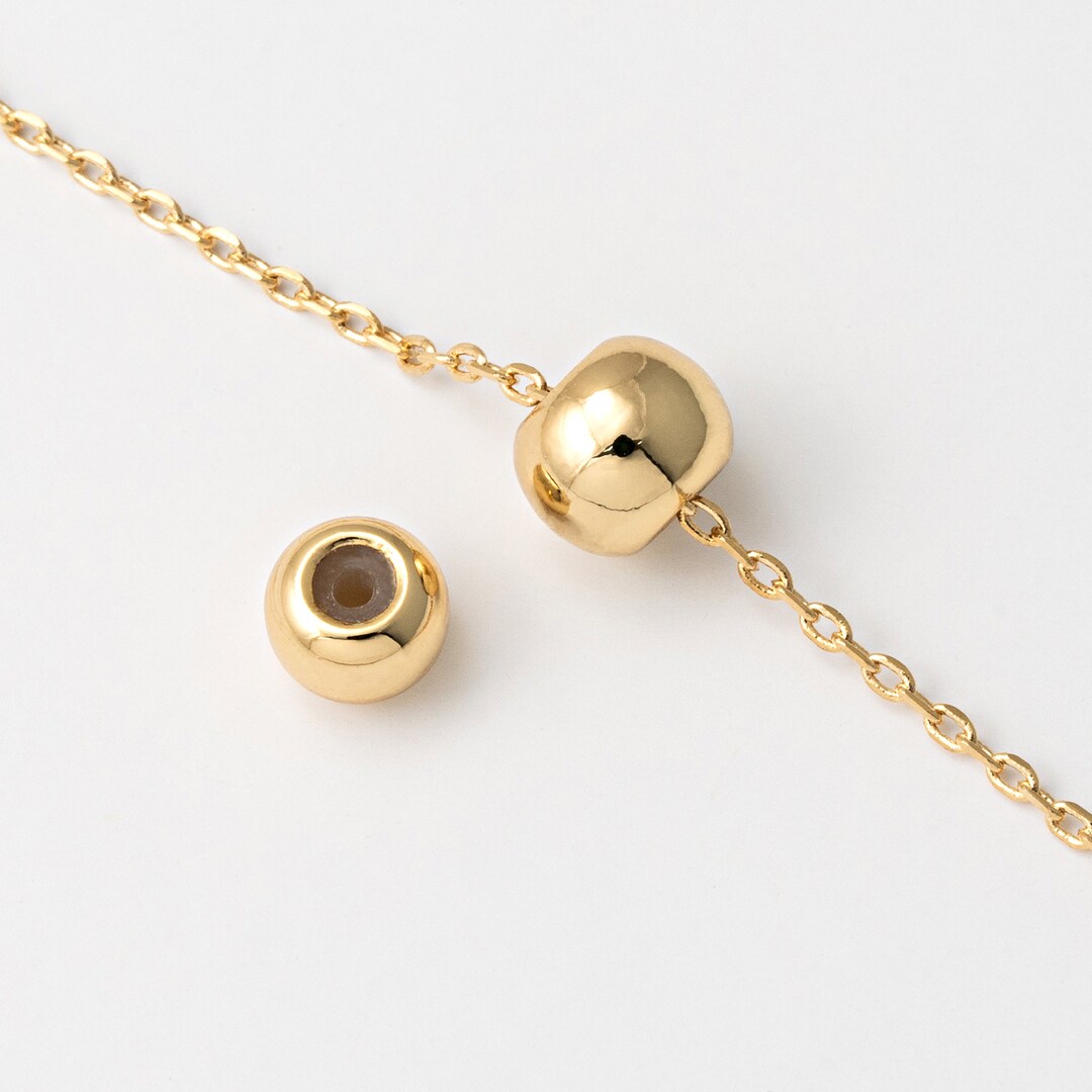 10PCS 5mm, 6mm Ball Rubber Stopper Beads, Rubber Charm Stopper ...