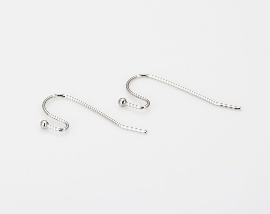 20PCS 2mm Ball Ear Hook Jewelry Earrings Ear Wires Ear | Etsy