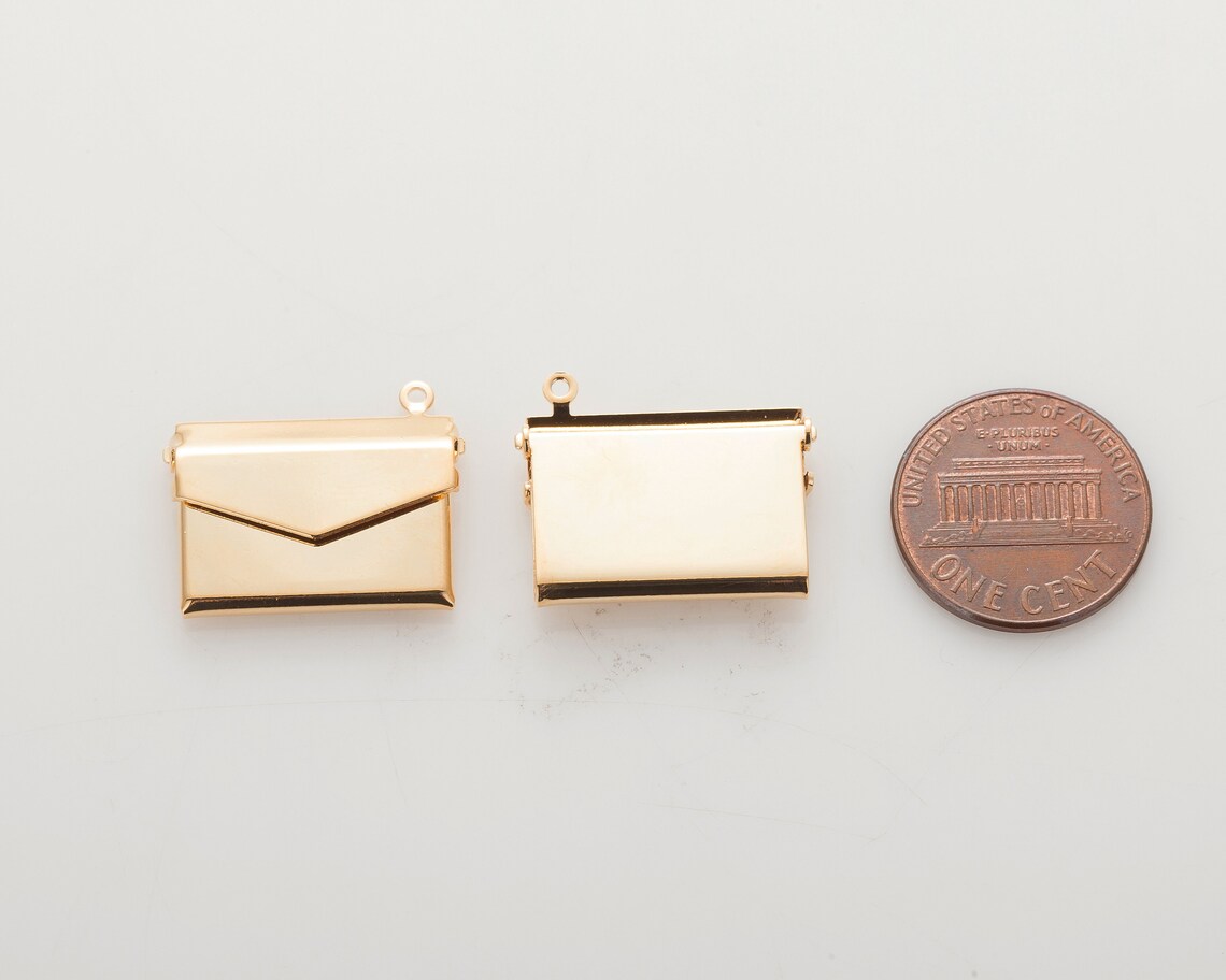 1PC Envelope Letter Locket Charm Letter Locket Necklace - Etsy