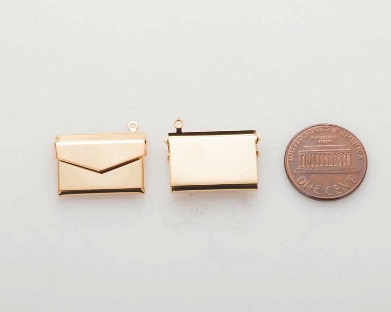 1PC Envelope Letter Locket Charm Letter Locket Necklace | Etsy