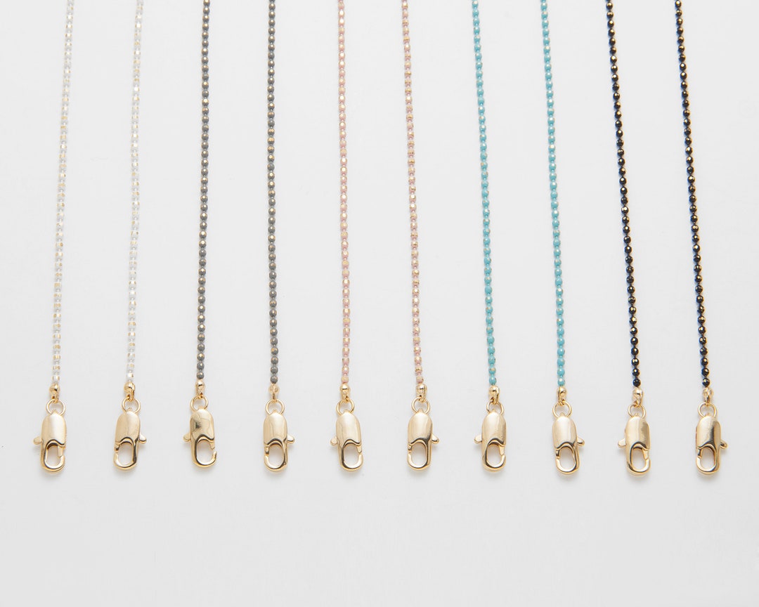 1 PC Face Mask Chain Strap, Mask Strap, Ball Chain, Face Mask Necklace ...