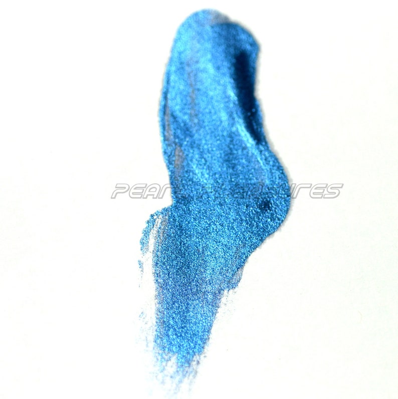 Sapphire Blue Pearl Pigment Bright Metallic Pearlescent Powder | Etsy