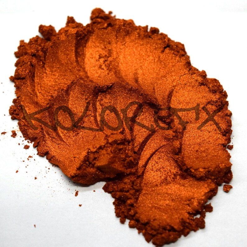 Copper Orange Pearl Pigment Metallic Mica Pearlescent Powder | Etsy