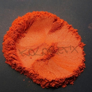 Gamma Orange Mica Pigment Powder for Epoxy Resin, Kolorefx Custom ...