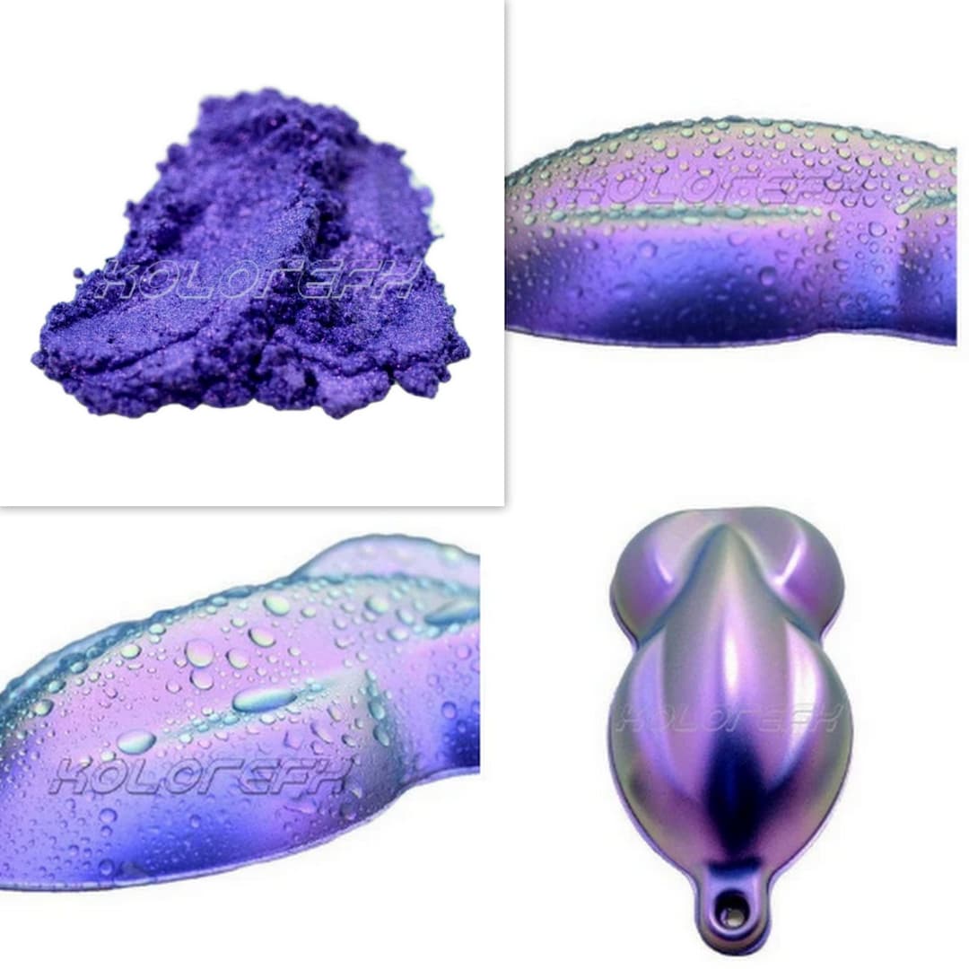 NC6 Neo Colorshift Pearl Pigment / Kolorefx Purple Gold Green Mica ...