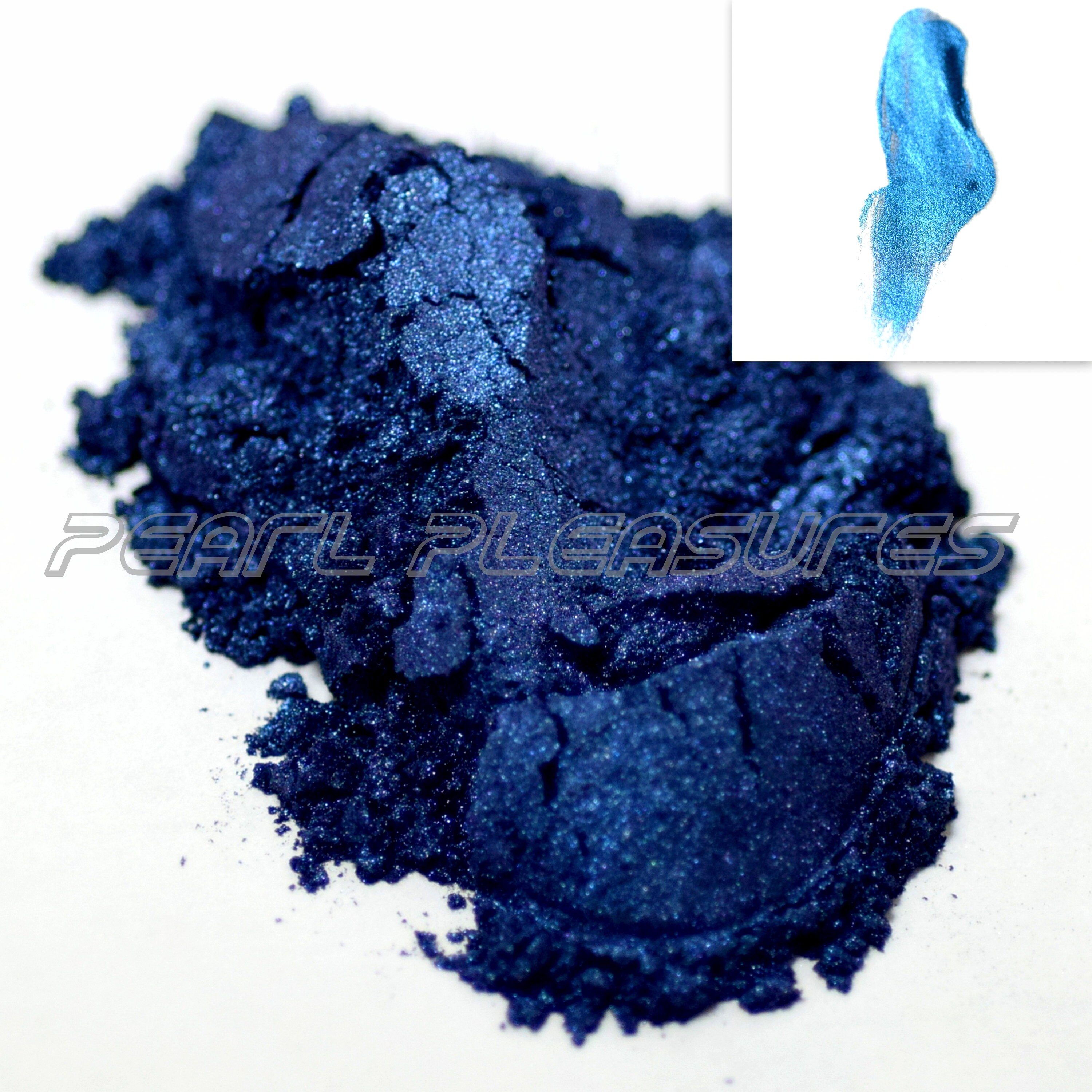 Sapphire Blue Pearl Pigment Bright Metallic Pearlescent Powder | Etsy