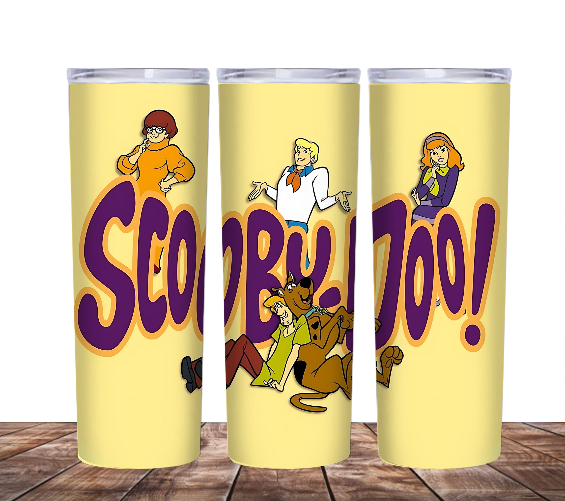 45 Scooby Doo Tumbler Bundle, Cartoon Skinny Tumbler 20oz Design ...