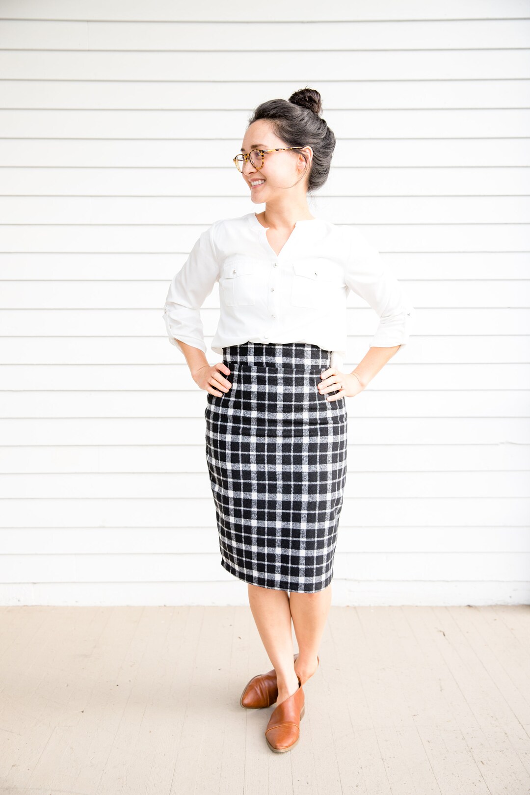 Pleated Pencil Skirt PDF Pattern - Etsy
