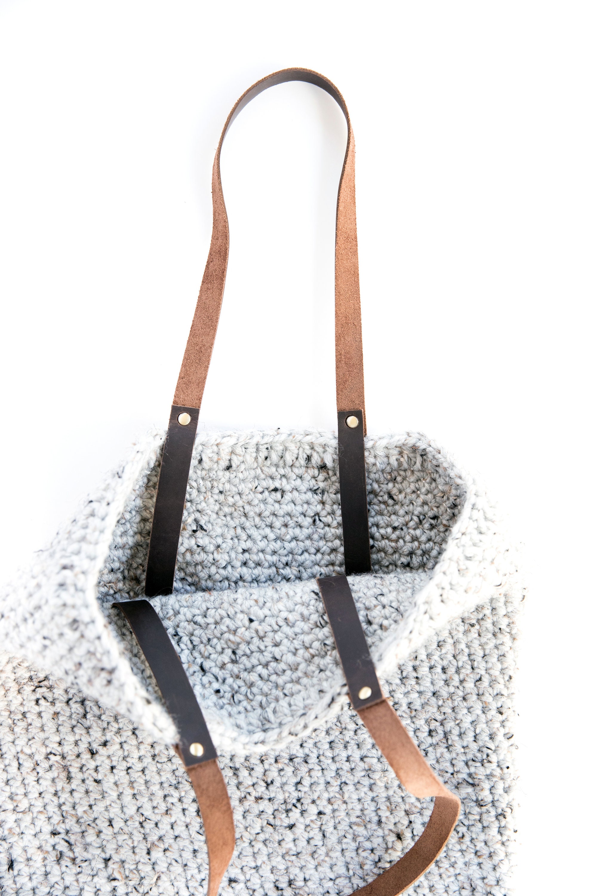 Leather Strap Crochet Bag Pattern - Etsy
