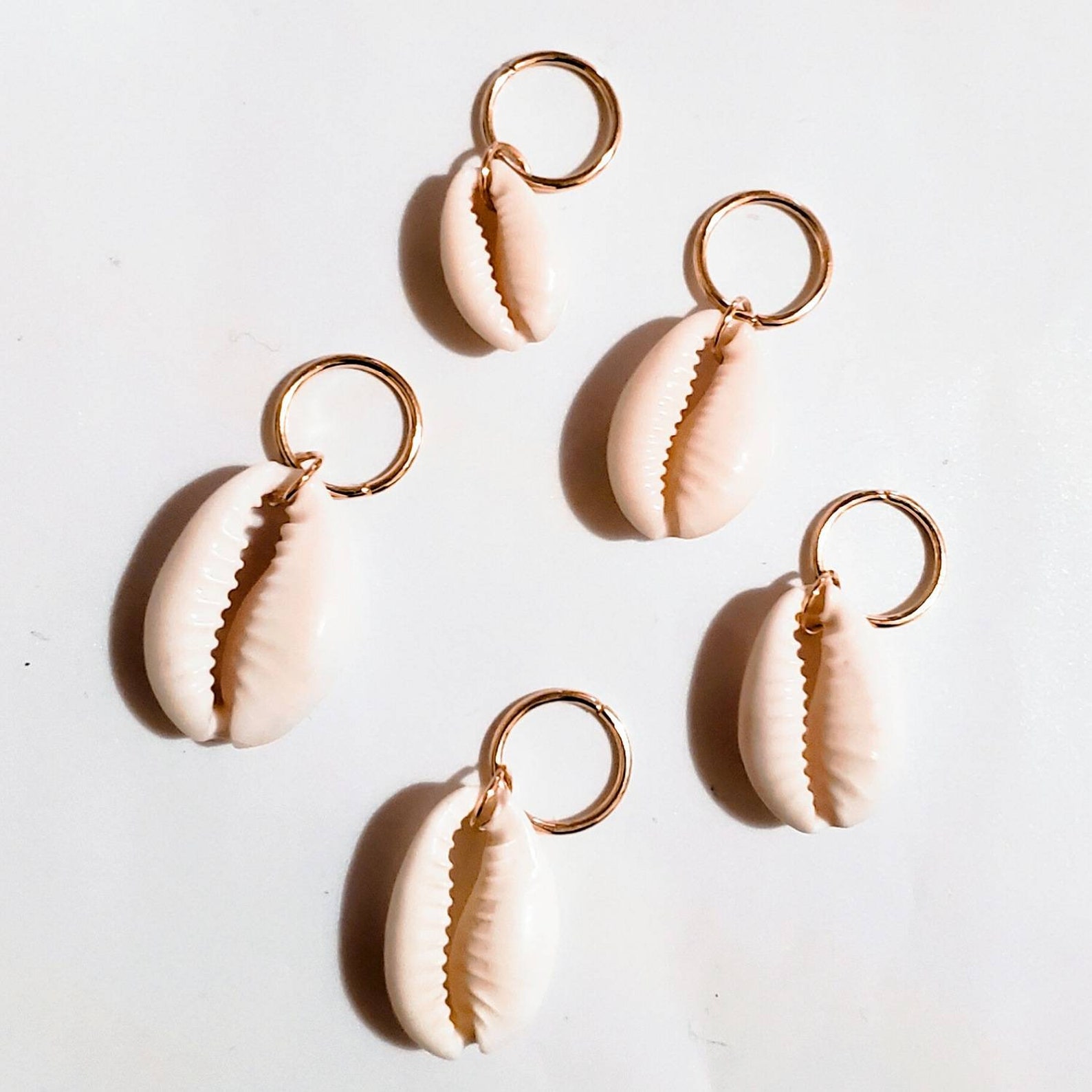 Loc Ring Jewelrycowrie Shells for Dreads Hair - Etsy