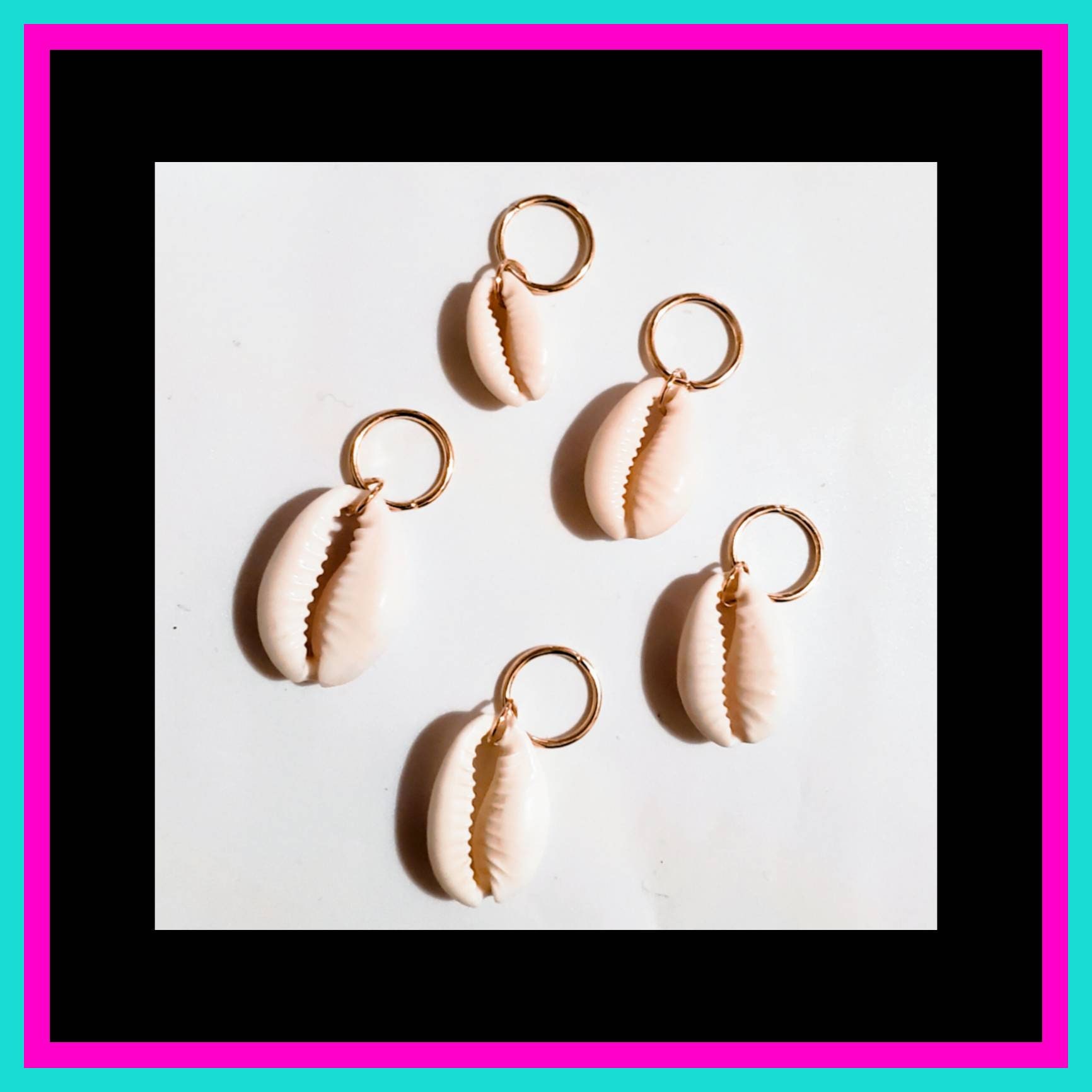 Loc Ring Jewelrycowrie Shells for Dreads Hair - Etsy