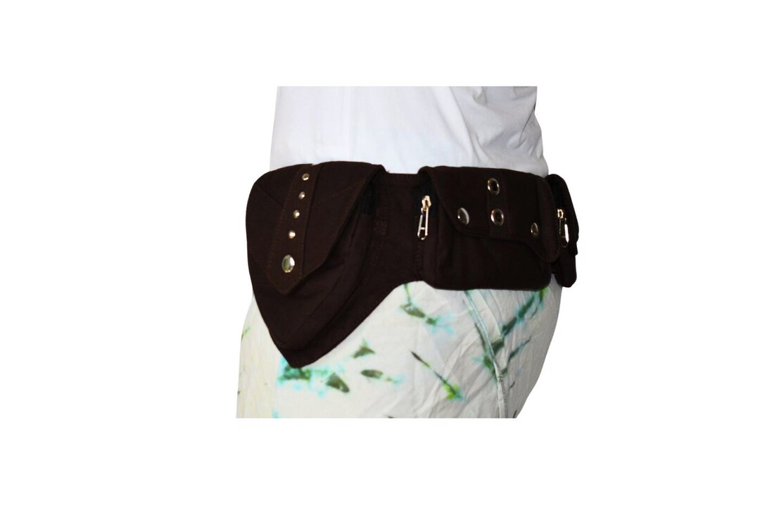 Handmade Steampunk Utility Belt Festival Hip Belt, Belt With Pockets ...