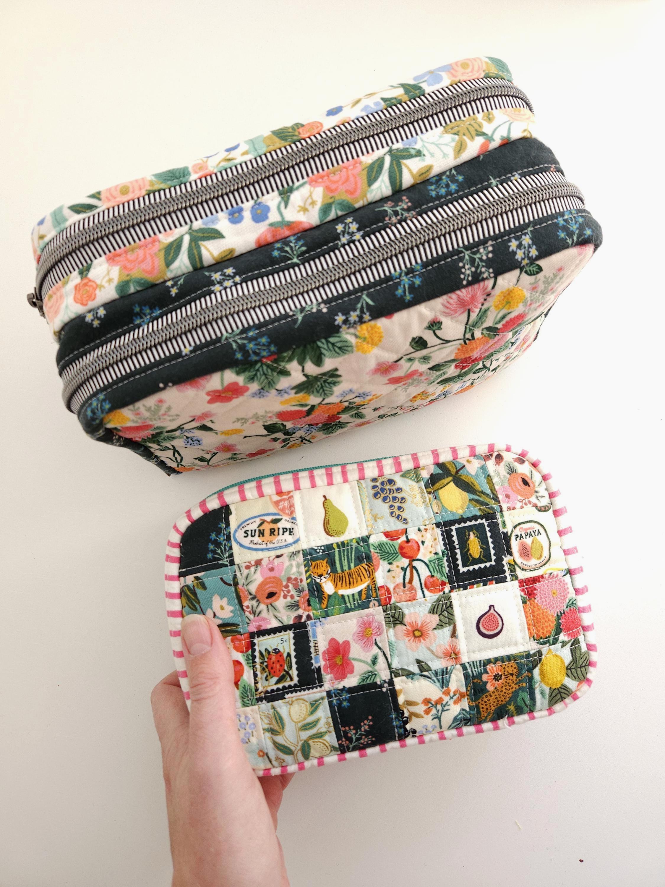 Many Ways Pouch Sewing Pattern: Double Zip Pouch With Pockets (PDF ...