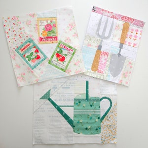 Seed Packets. FPP Pattern. Gardening Quilt Block. Quilting . PDF - Etsy