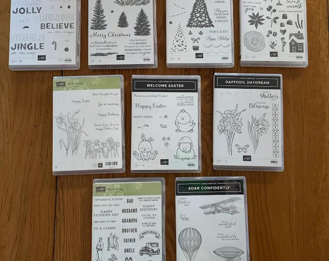 Retired Stampin' Up! Holiday Stamp Sets, Christmas, Easter, Mother's ...