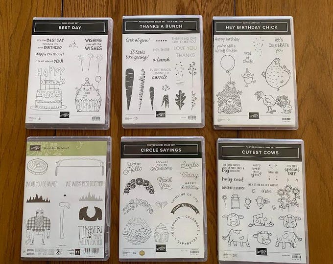 Stampin' Up! Stamp Sets, Retired, Hard to Find, Gently Used ...