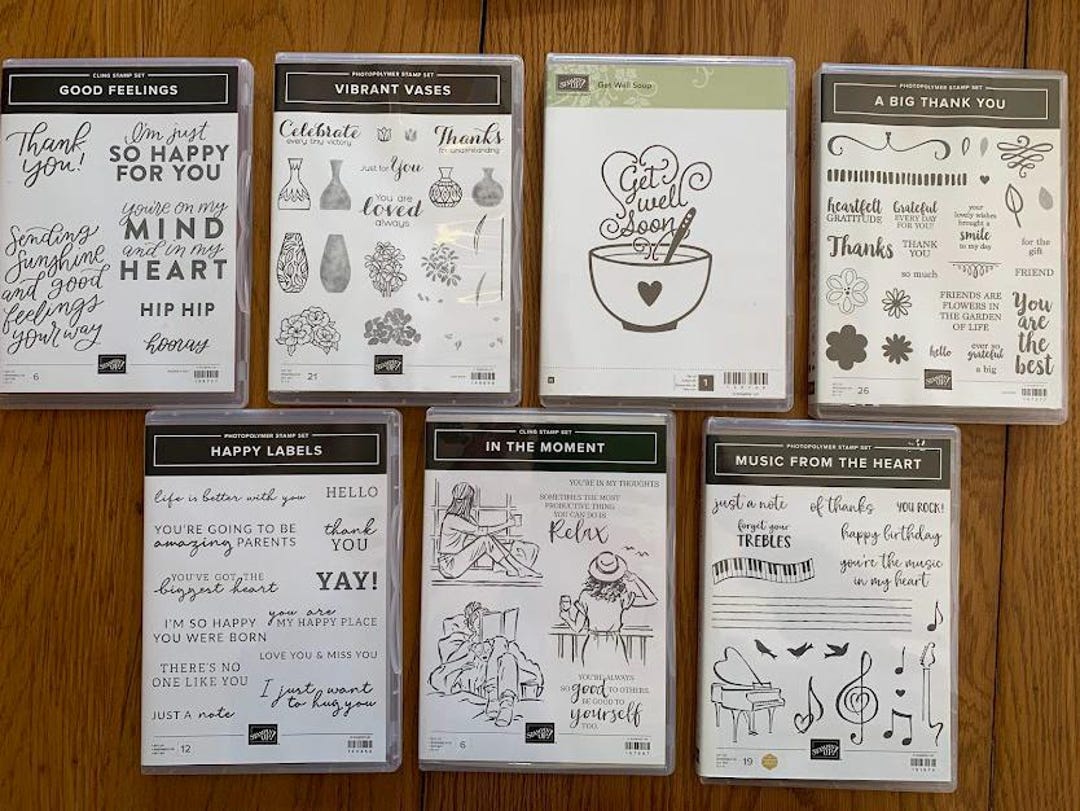 Stampin' Up! Stamp Sets, Retired, Hard to Find, Gently Used ...