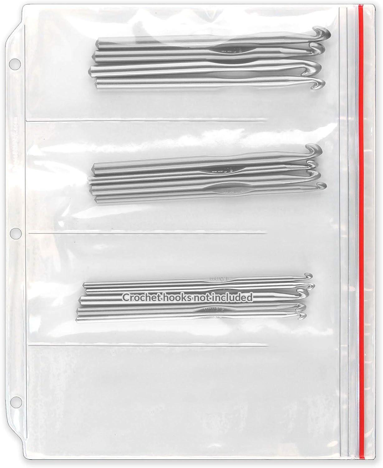 Storesmart - Zipper Binder Page for 8" Double Pointed Knitting Needles ...