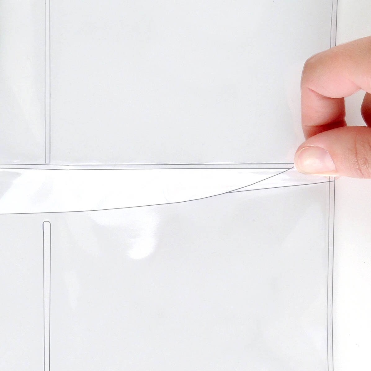 Storesmart - 4-pocket Clear Plastic Binder Page With Flaps (SPT600-4F ...