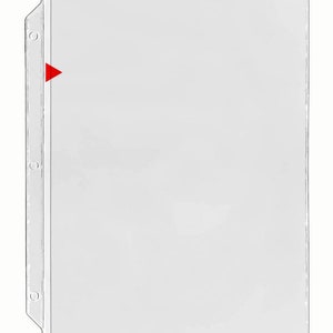 8 1/2" X 11" Vinyl Sheet Protector - Open Long Side - 10 Pack (VH1425L ...