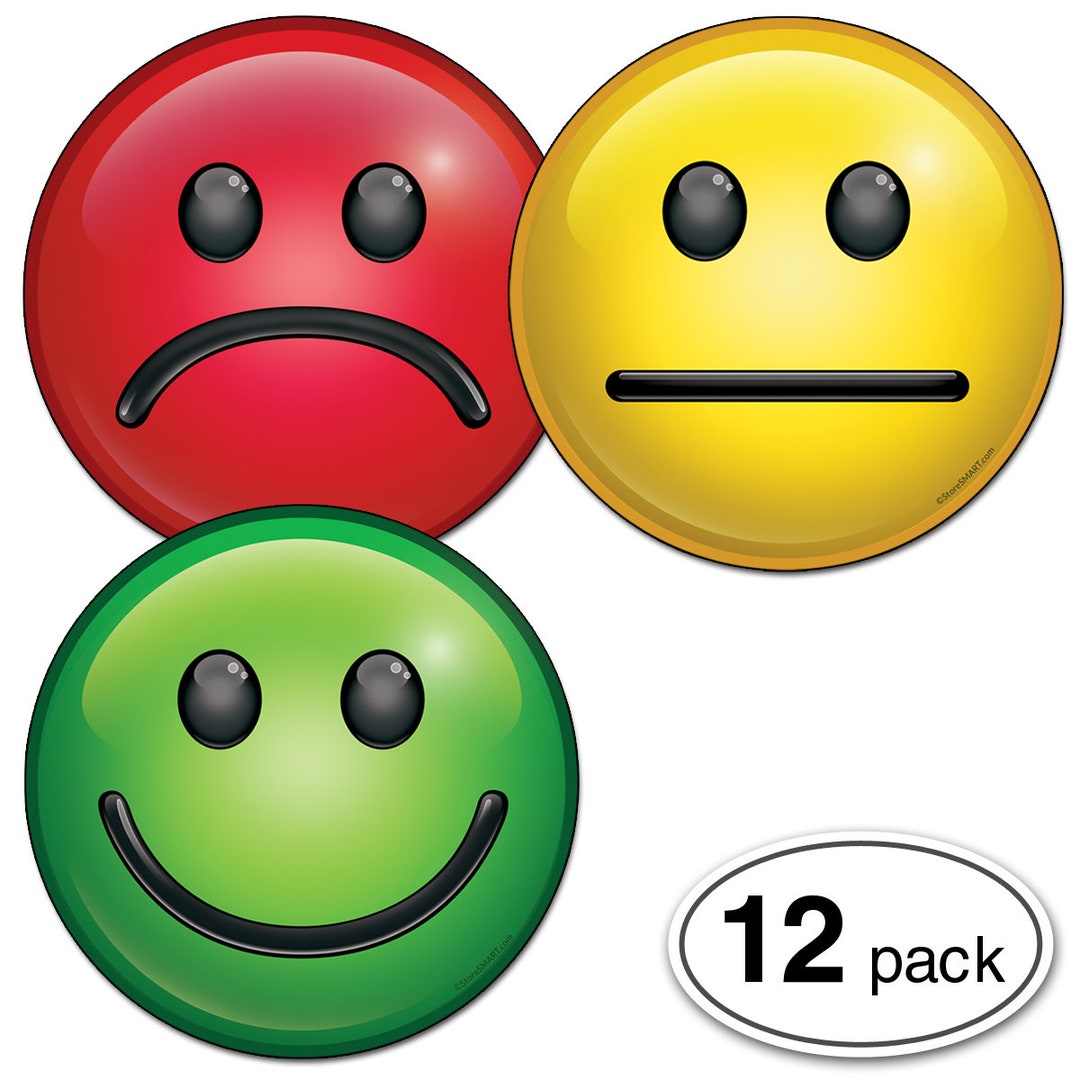 Storesmart - 6" Mood Magnets for Status Visualization - 12-pack ...