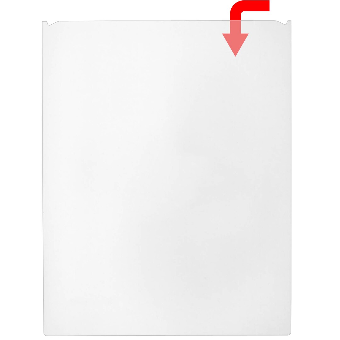 8.5" X 11" Peel & Stick Letter Size Pocket - Crystal-clear, Archival ...
