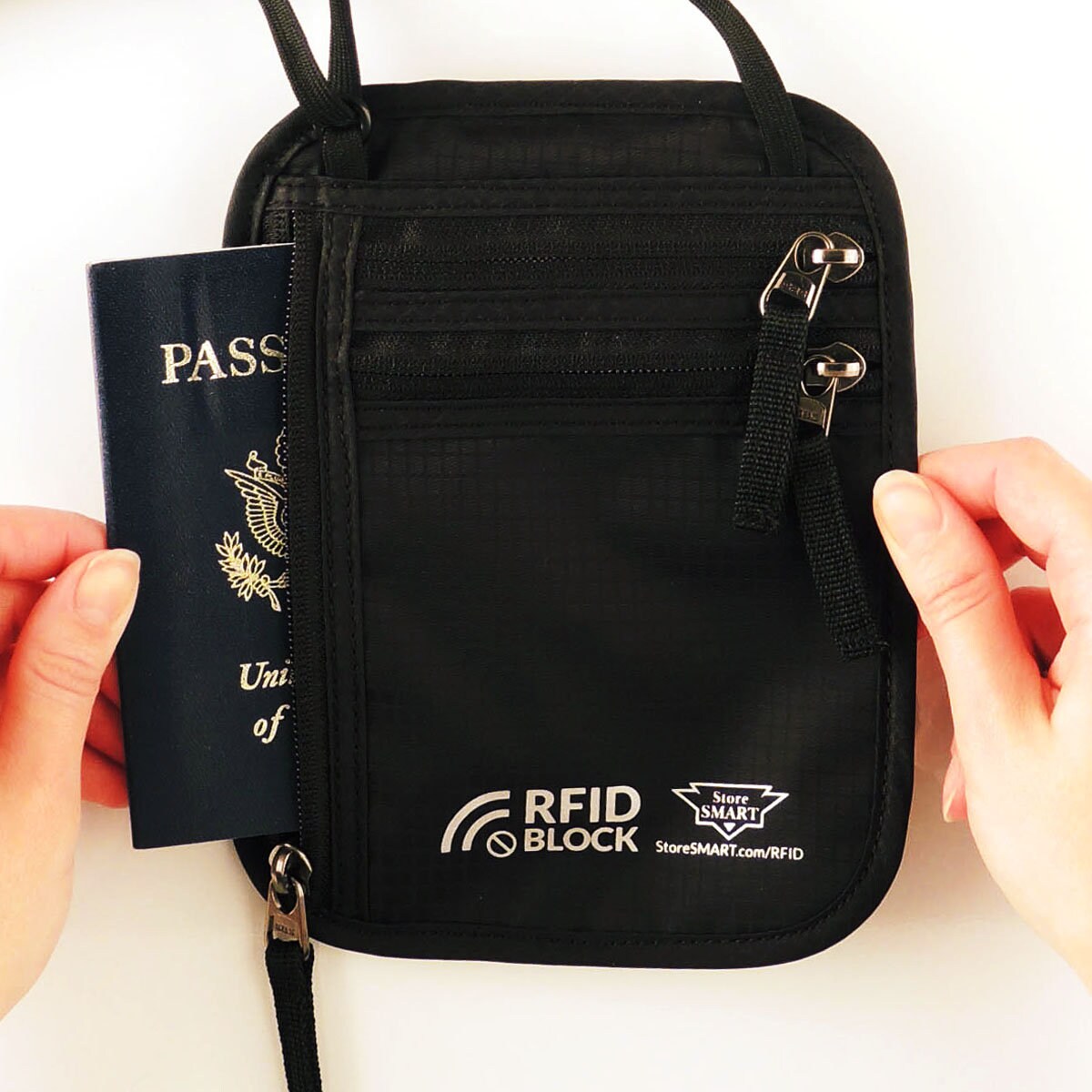 Rfid-blocking Travel Neck Pouch - RFIDBAG - Etsy
