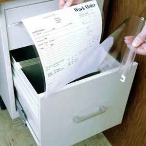 Clear Hanging File Folder With Two Sturdy Metal Rods RHF231C - Etsy