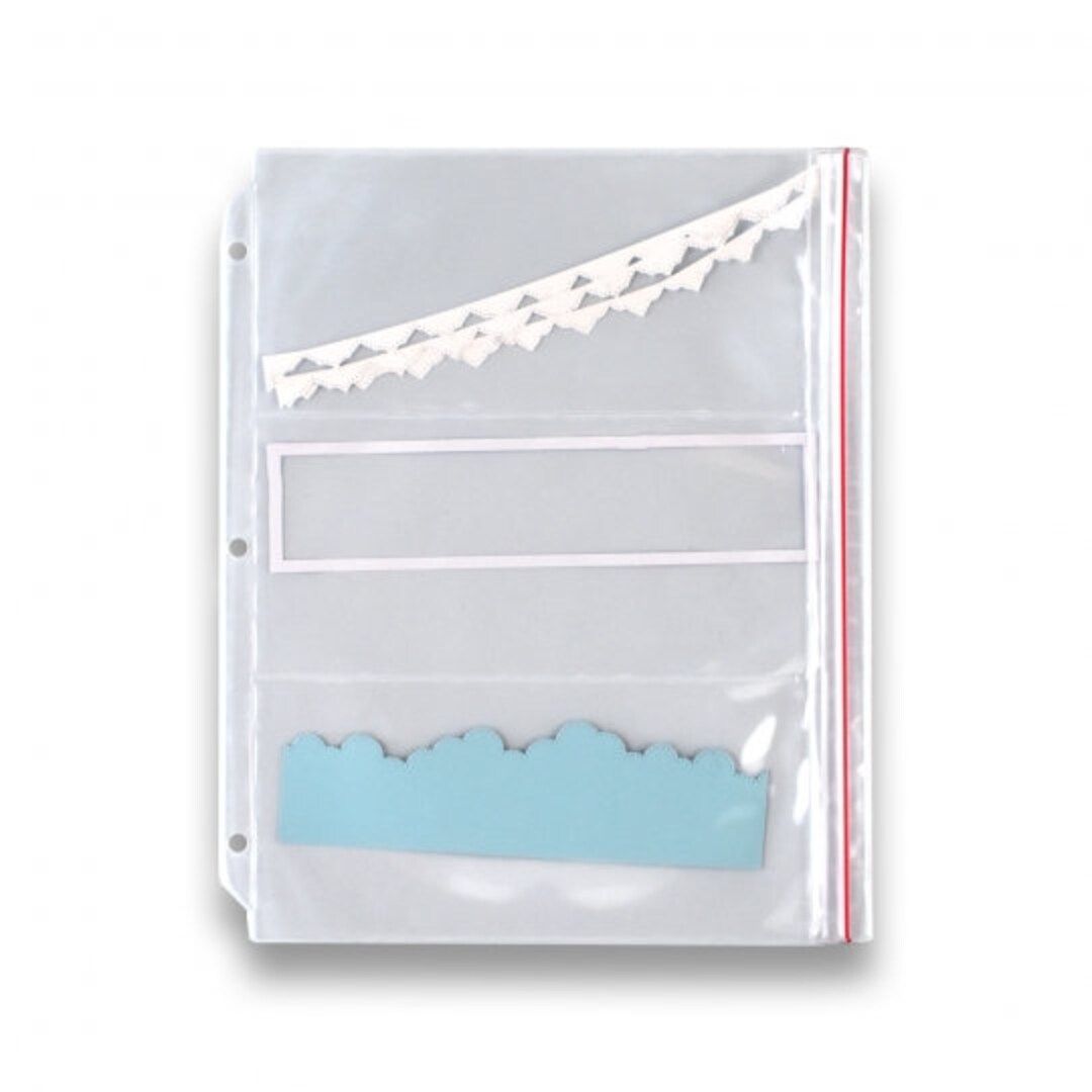 3-pocket Zipper Binder Page - Scrapbooking, Cardmaking, and ...