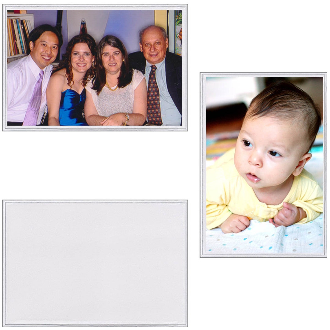 Sticky Photo Frames - 4" X 6" - Clear Plastic - Remove and Reuse ...