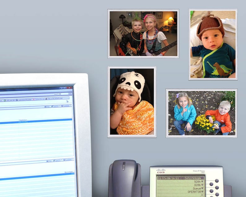 Sticky Photo Frames - 4" X 6" - Clear Plastic - Remove and Reuse ...