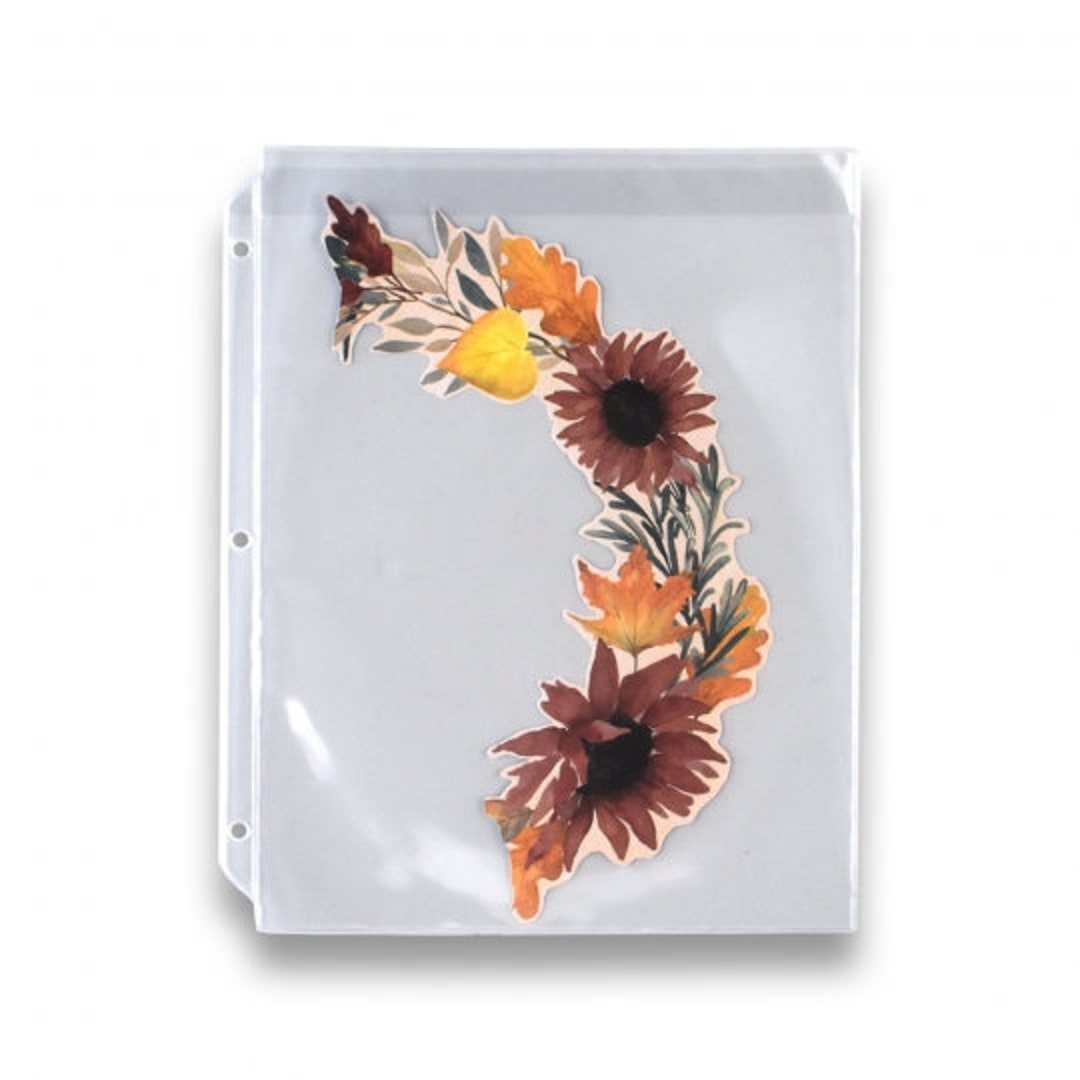 8 1/2" X 11" Vinyl Sheet Protector With Flaps (SPT600-F-CARD) - 10 Pack ...