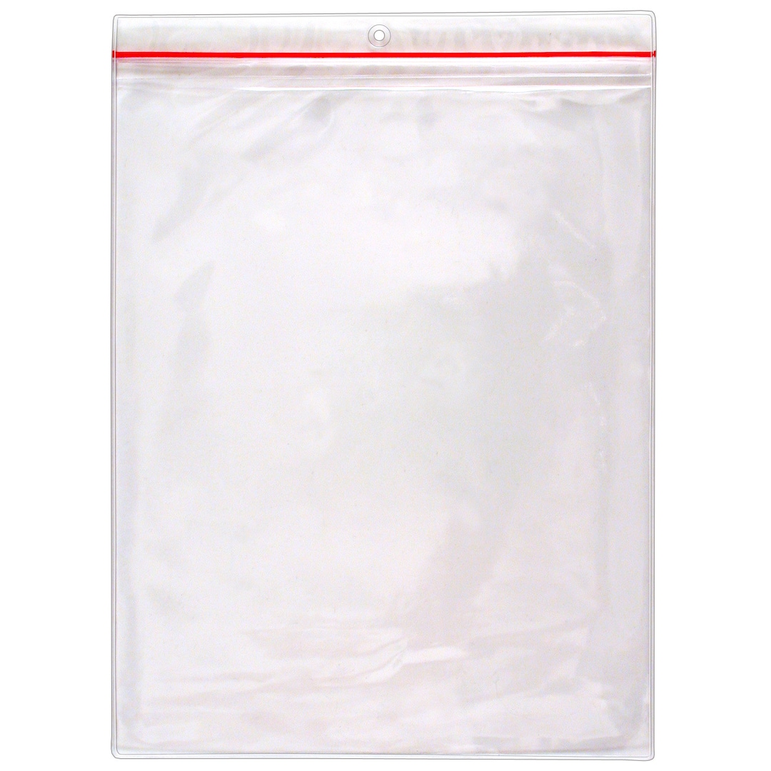 Crystal Clear Vinyl Zip Pocket – 9 1/4" X 11 3/4" (R112ZIPSCC) - Etsy