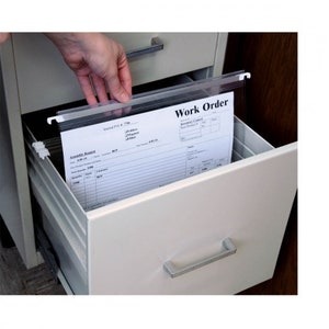 Clear Hanging File Folder With Two Sturdy Metal Rods (RHF231C) - Etsy