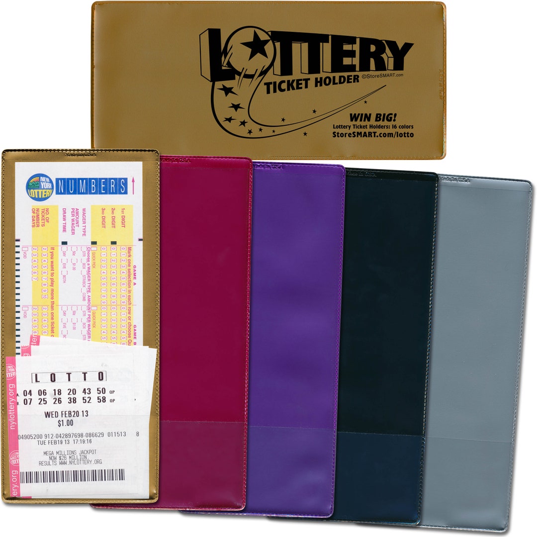 Storesmart - Lotto Ticket Holders 5-pack - Plastic - Midnight Madness ...