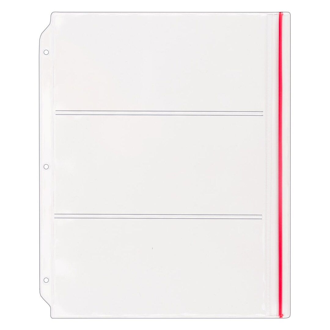 Storesmart Multi-pocket Zipper Binder Page for Crafting & - Etsy