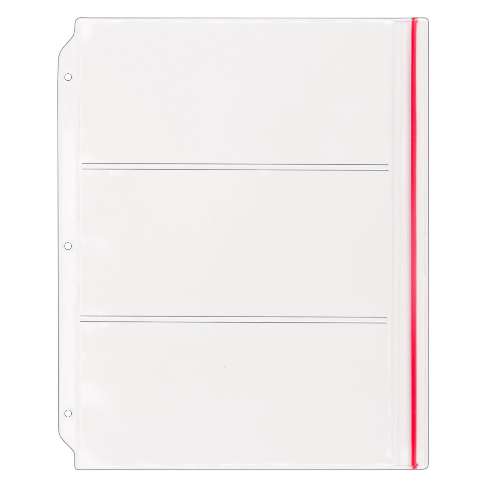 Storesmart - Multi-pocket Zipper Binder Page for Crafting & Knitting ...