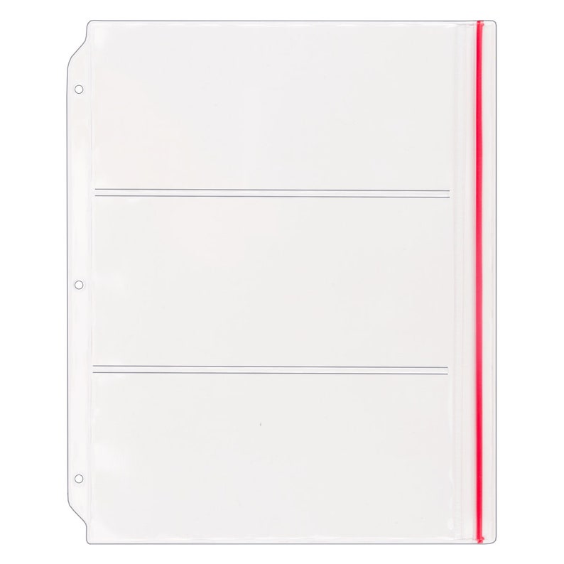 Storesmart - Multi-pocket Zipper Binder Page for Crafting & Knitting ...