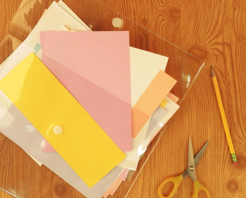 Craft Project Folder With Hook & Loop Closure 9 5/8 X 12 - Etsy