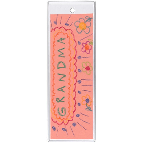 Plastic Bookmark Covers With Tassle Hole Clear Plastic | Etsy