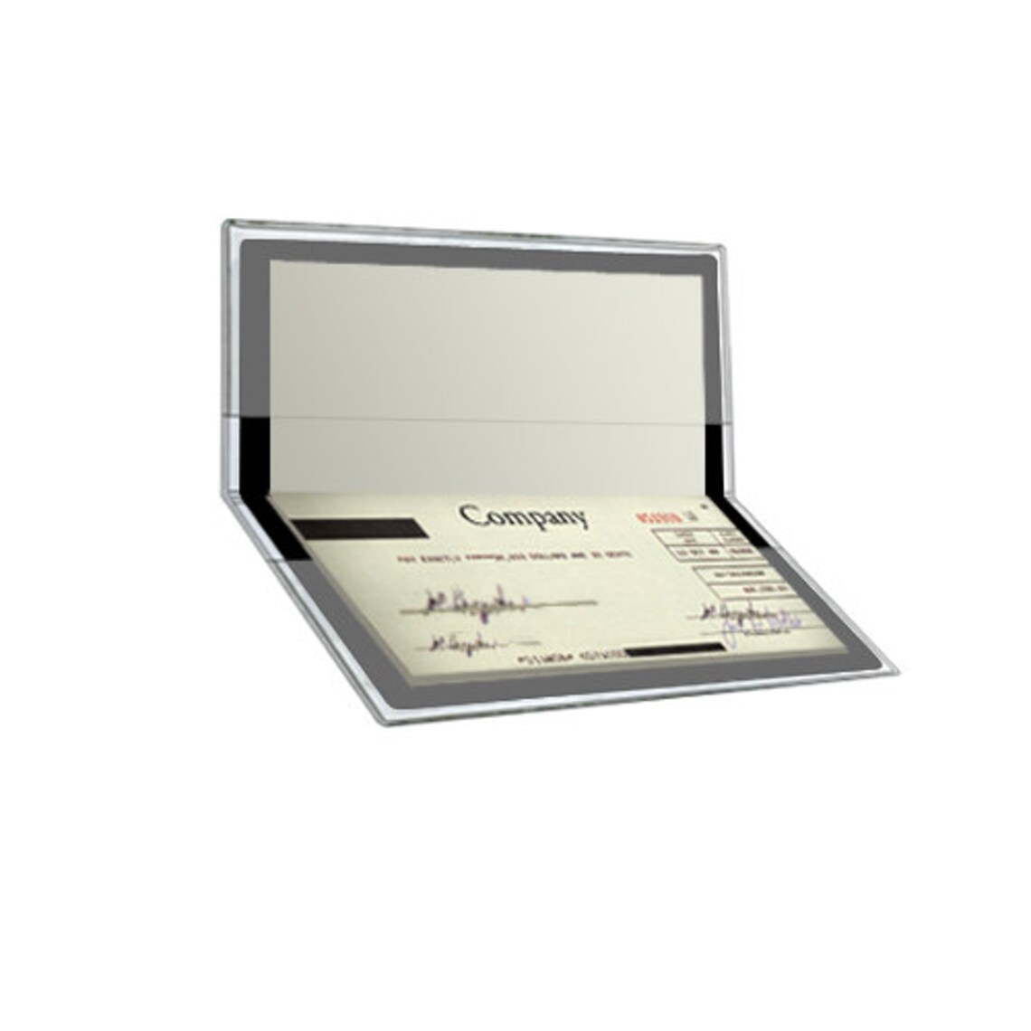 Clear Plastic Checkbook Holders - (RSPC300) - Etsy