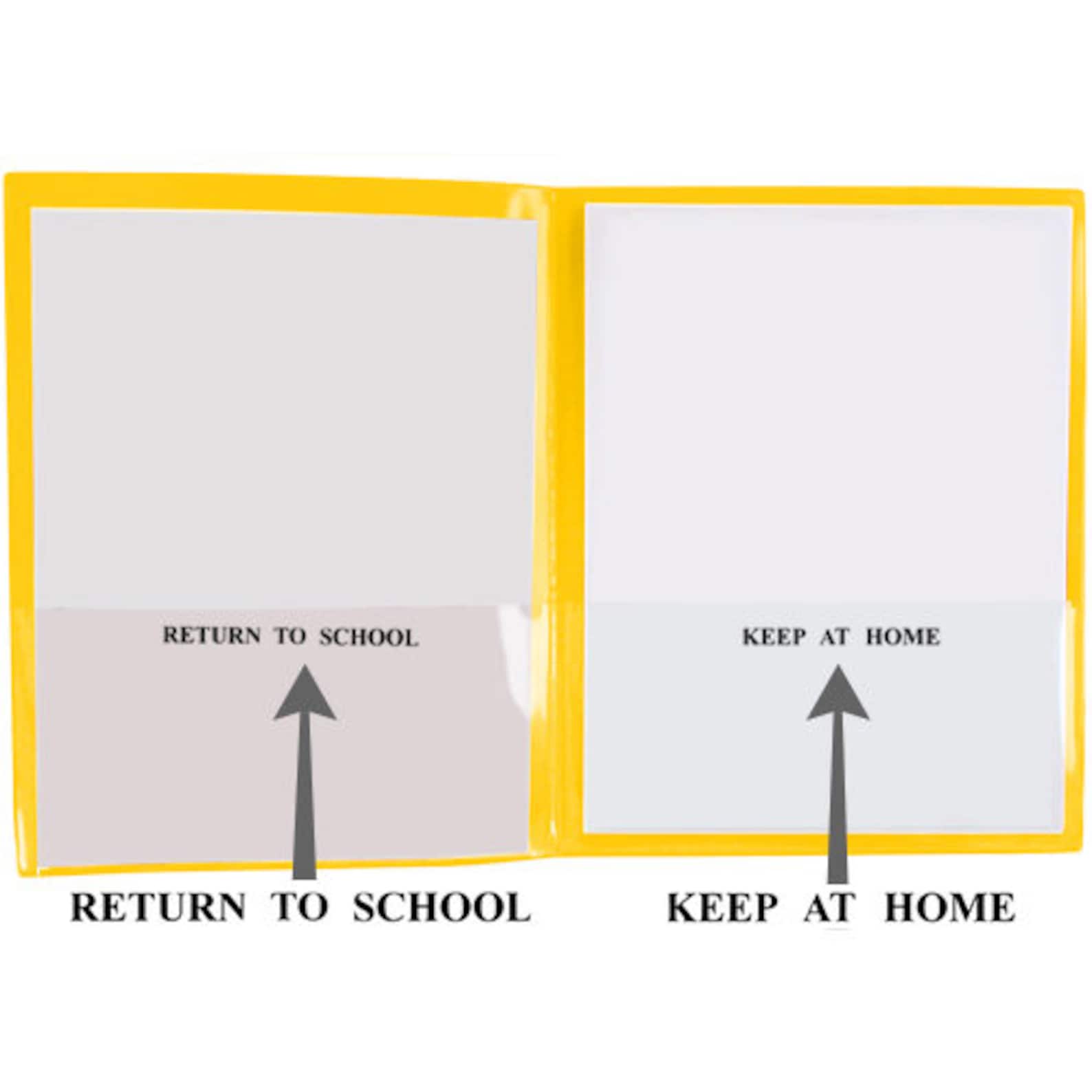 School / Home Folders - Archival Durable Plastic - Homework and ...