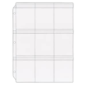 Storesmart Key Holder - Clear Vinyl Binder Pages - Top Load With Flaps ...
