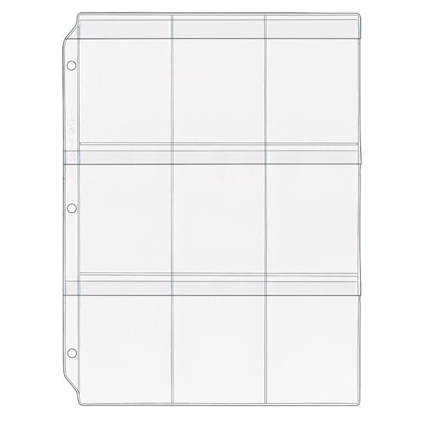 Storesmart Key Holder - Clear Vinyl Binder Pages - Top Load With Flaps ...