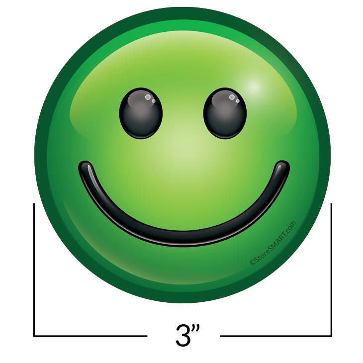 3" Mood Magnets - Smiley Faces - 15-pack - FACE3VP - Etsy