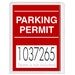 Storesmart - Parking Permit Holder for Windshields - Adhesive Back ...